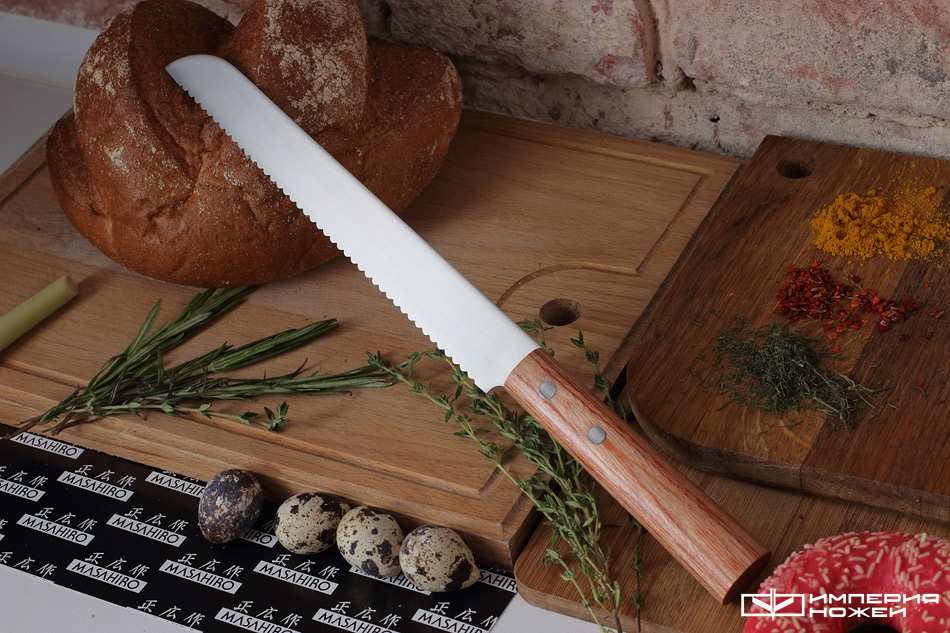 Нож кухонный для хлеба (21см) Masahiro купить в интернет-магазине по ...